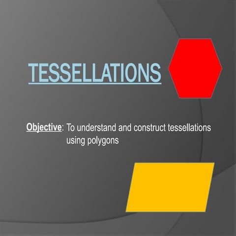 Ppt tessellation | PPTX