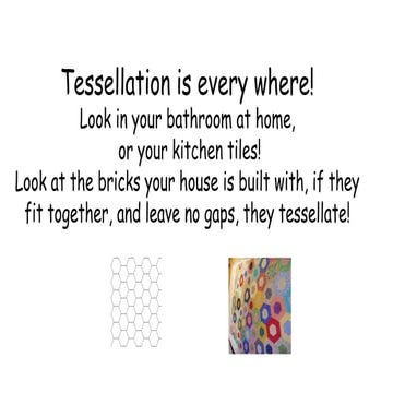 Tessellation-ppt.-maths for Grade 11 Students | PPTX