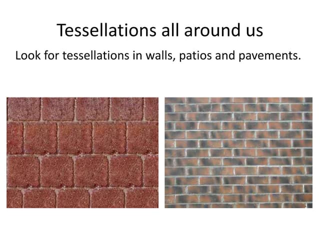 Ppt tessellation | PPTX