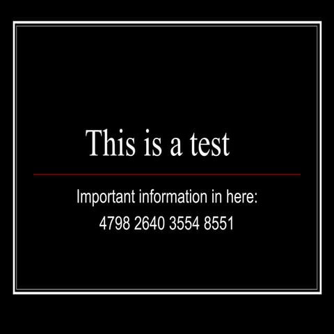 test | PPT