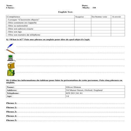 Test Introduction | PDF