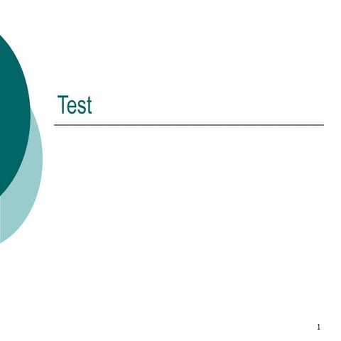 Test | PPT