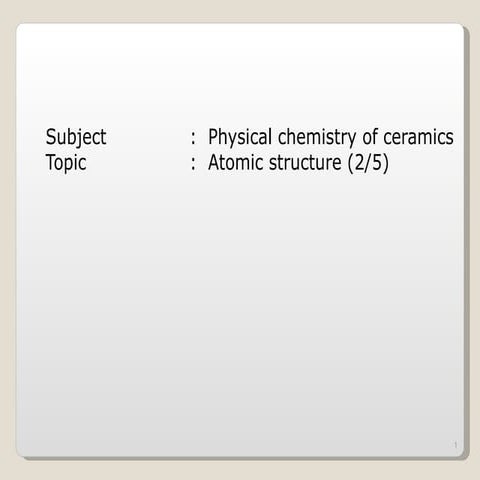Test | PPT | Chemistry | Science