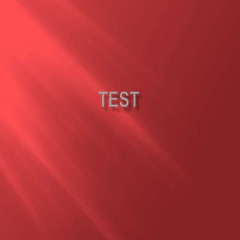 Test | PPT