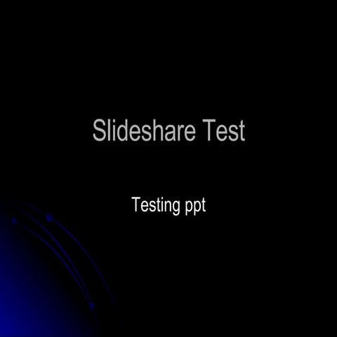Test | PPT