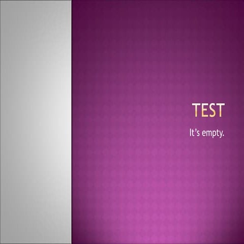 Test | PPT