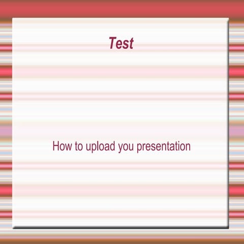 Test | PPT