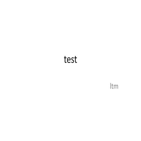 TEST no1 | PPTX
