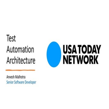 Test Automation Architecture Pdf Cloud Computing Internet