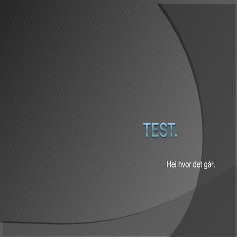 Test Bli | PPT