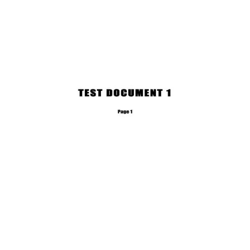 Test document-1 | PDF