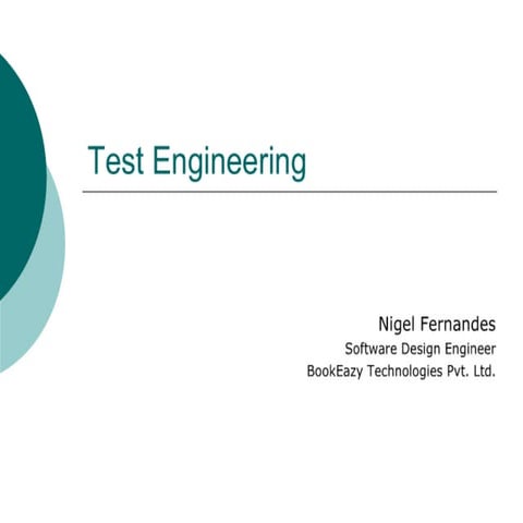 Test Engineering | PPT