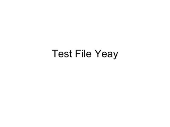 Test file1 | PPT