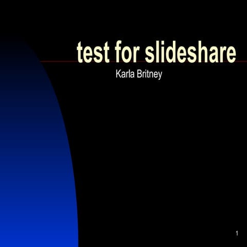 Test For Slideshare | PPT | Digital Audio | Computer Software and ...