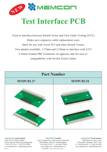 Memcon Silicon rubber-tips-datasheet | PDF
