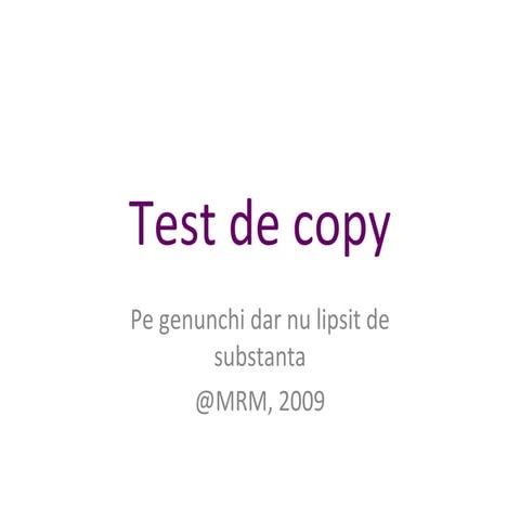 Test Mrm | PPT