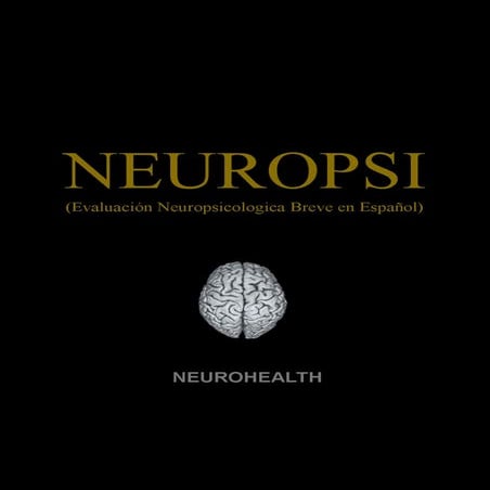 TEST - NEUROPSI Neuropsicplogia Clinicapdf | PDF