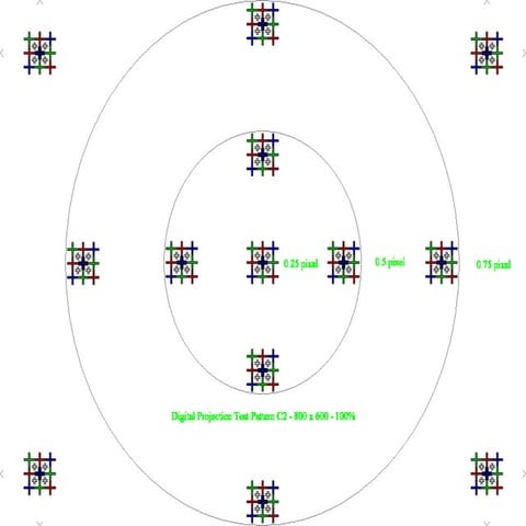 Test pattern-for-lcd memory effect in projectors | PPT