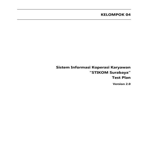 Test plan Document Example | PDF