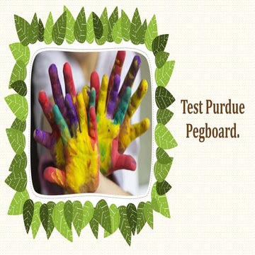 Test purdue-pegboard (1) | PPTX