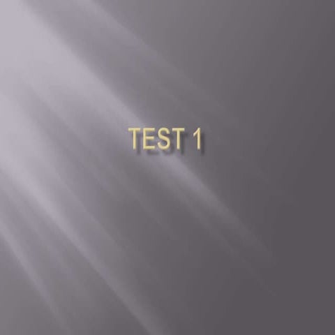 Test 1 | PPTX
