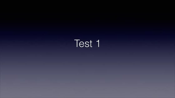 Test 1 | PPT