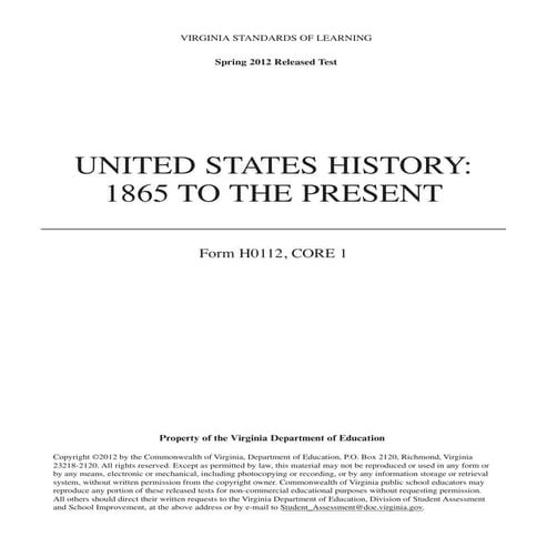 Chapter Ten Social Studies Quiz Review | DOCX