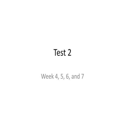 Test 2 | PPT