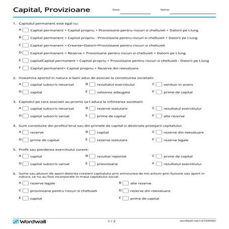 Structuri patrimoniale de pasiv | PPT