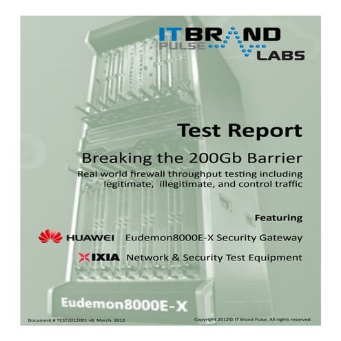 Test Report: Eudemon 8000 | PDF