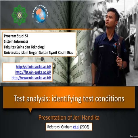 IDENTIFYING TEST CONDITIONS AND DESIGNING TEST CASES | PPTX