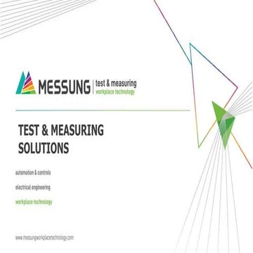 Turnkey solutions for Test & Measuring environments to enhance ease ...
