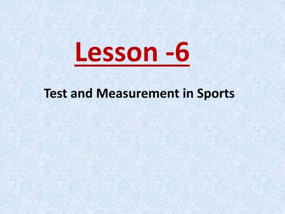 Metheny johnson motor educability test | PDF