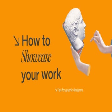 How to showcase works for Graphic Designers | PDF