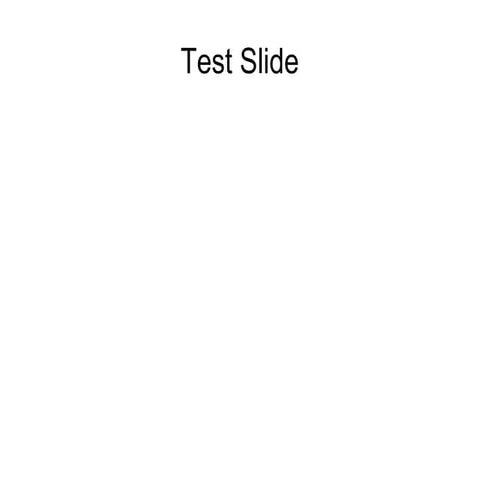 Slide Test | PPT