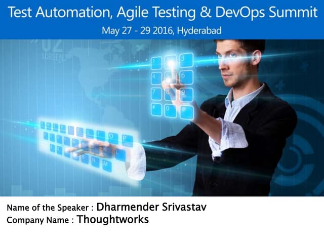 Test Automation Agile Testing Dev Ops Summit Hyderabad Bdd With Cucumber Ppt
