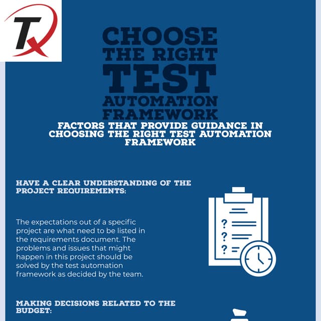How To Choose The Right Test Automation Framework Pdf