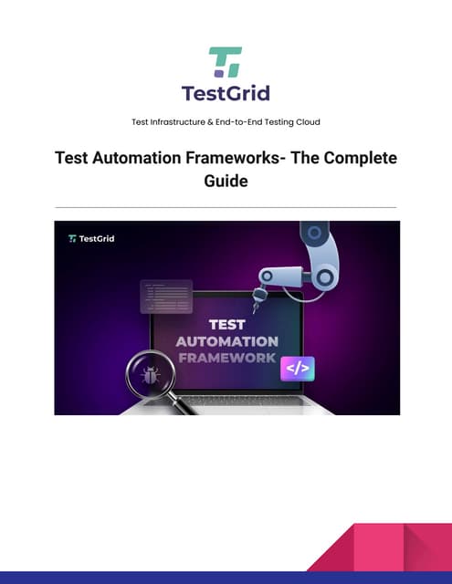 Test Automation Frameworks The Complete Guidepdf 3843