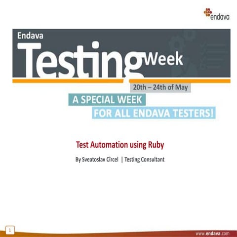 Introduction To Ruby Watir Web Application Testing In Ruby