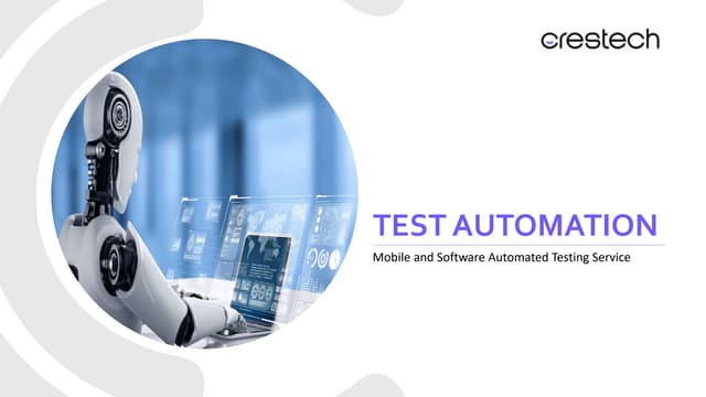 Software Automation Testing Services Ppt