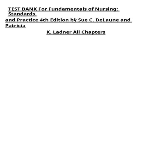 Test Bank for Fundamentals of Corporate Finance 5th Edition by Robert ...