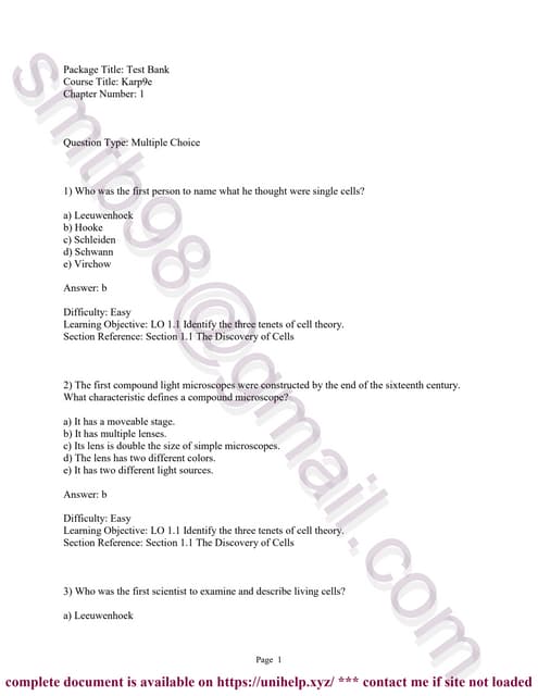 biology HL practice questions IB BIOLOGY | PPT