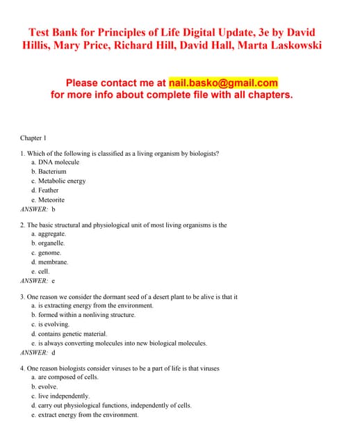 HSB Multiplechoice Questions (CSEC 2016) | DOC | Biological Sciences ...