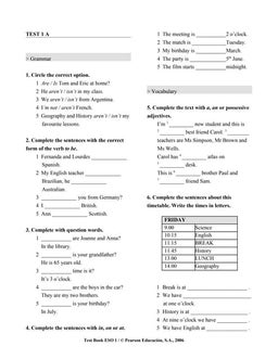 Daily routines worksheet | PDF
