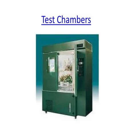 Test chamber | PPTX