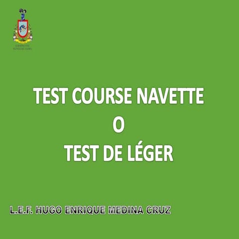 TEST COURSE NAVETTE | PPTX