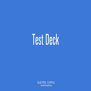 Test deck w/ Graph | PPT