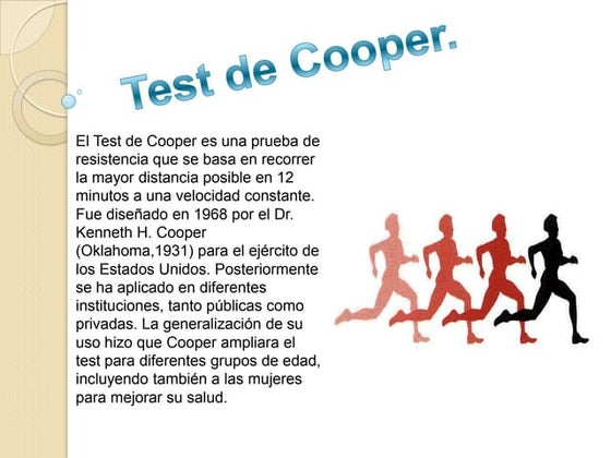 Test de cooper | PDF