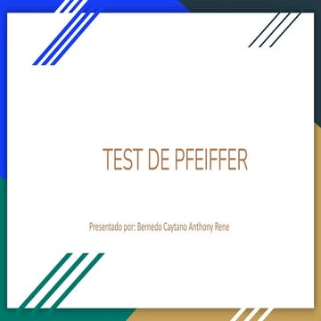TEST DE PFEIFFER.pdf Escala geriátrica actualizada | PDF