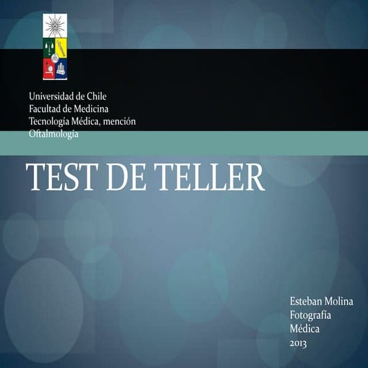 Test de teller | PPTX